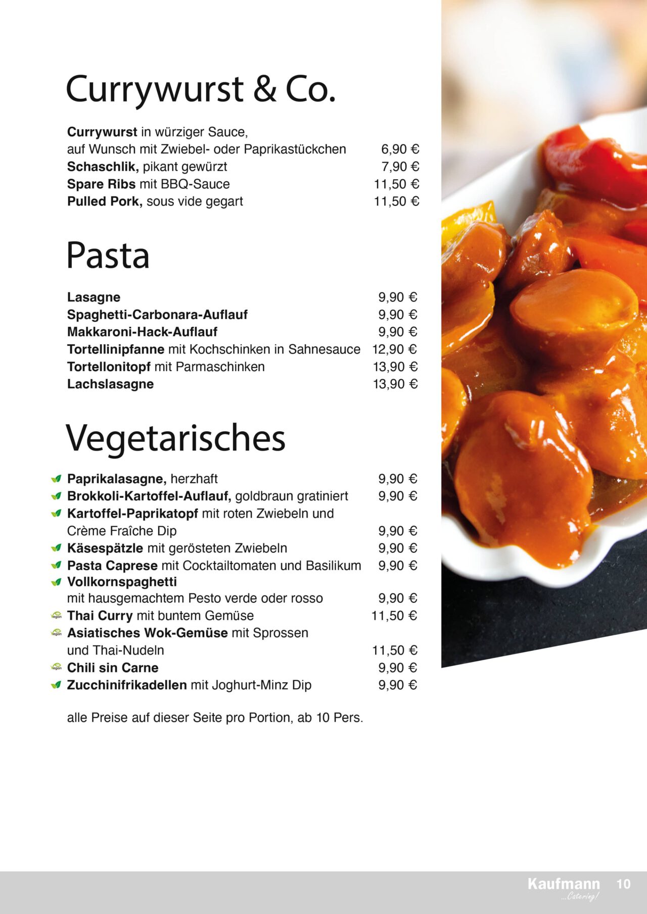 Party- und Plattenservice, Catering - Metzgerei Kaufmann GmbH